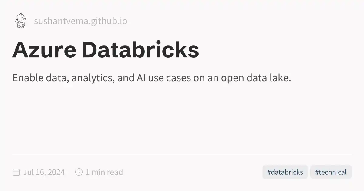 Azure Databricks